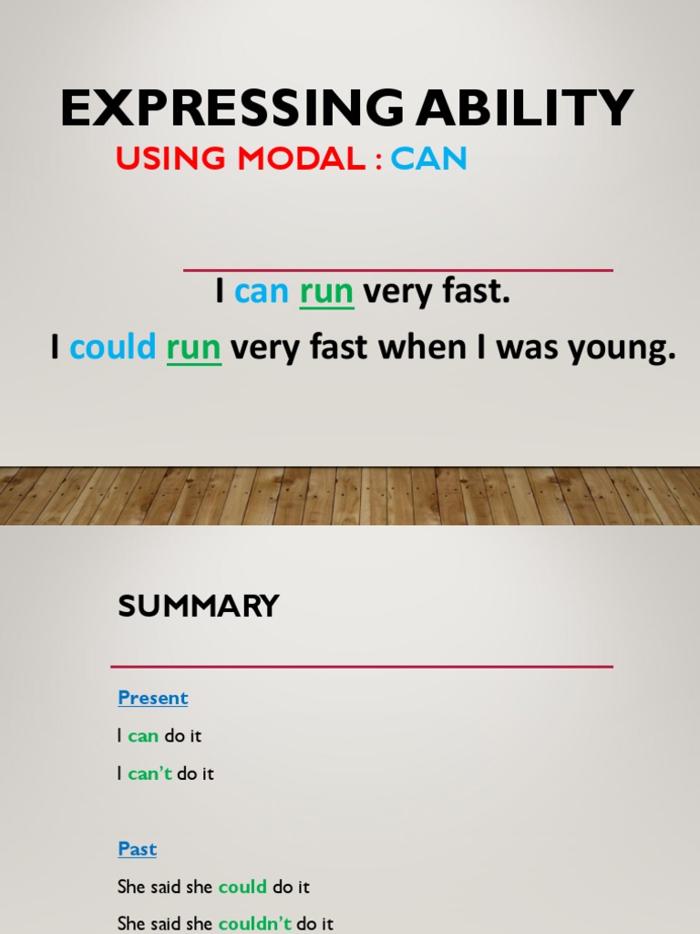 Expressing Ability and Willingness | PDF