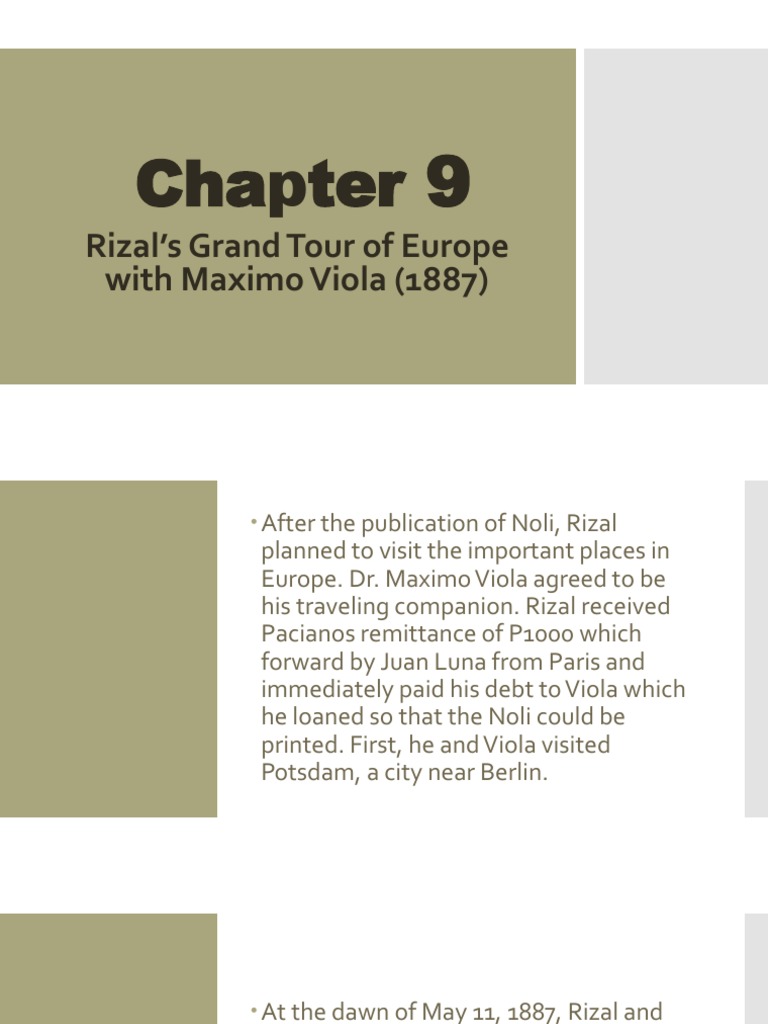 Rizal Lifes and Works Chapter 9 | PDF Rizal Lifes and Works Chapter 9 | PDF