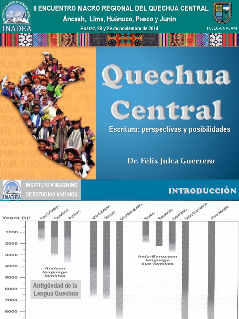 Perspectivas sobre la escritura del quechua central | PDF ...