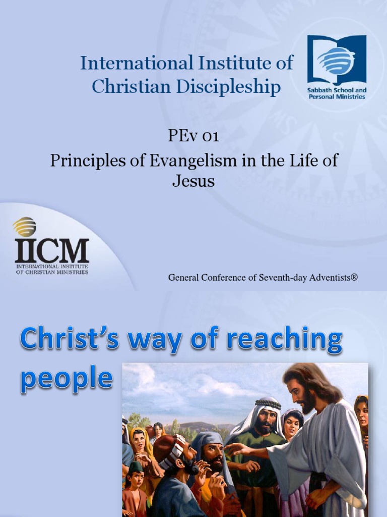 01 Principles of Evangelism in The Life of Jesus | PDF | Jesus ...