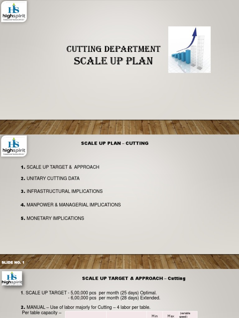 Scale Up Plan Cutting | PDF | Personal Computers | Business