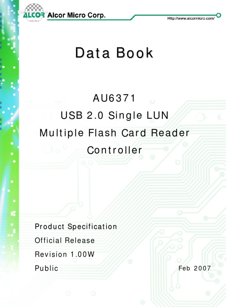 Au 6371 | PDF | Secure Digital | Flash Memory