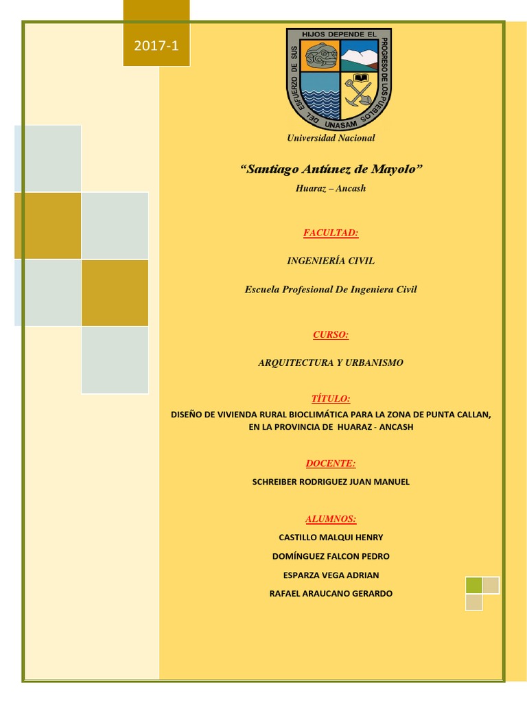 Plan de Trabajo Arqui 2017 | PDF | Energía solar | Energía renovable