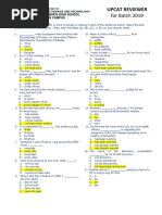 BUCET Reviewer | PDF