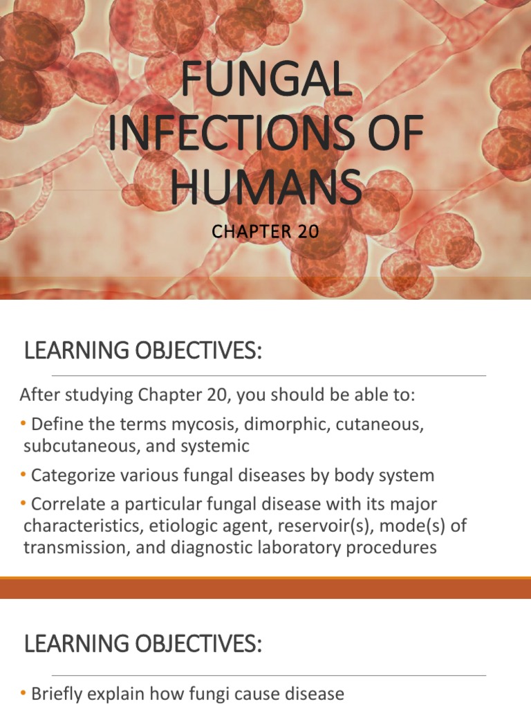 Fungal Infections of Humans | PDF | Infection | Fungus