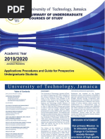 UTech Jamaica Admissions Guide | PDF | University And College Admission ...