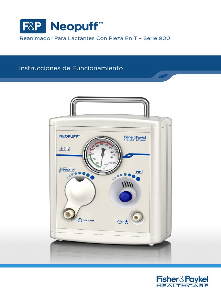 NEOPUFF Manual de Uso | Reanimación cardiopulmonar | Oxígeno
