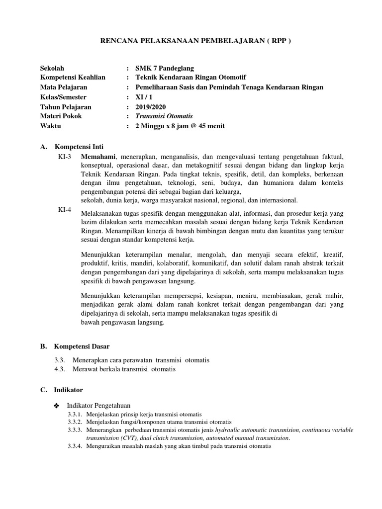 RPP. Chasis TKR KD. 3.3-4.3 | PDF