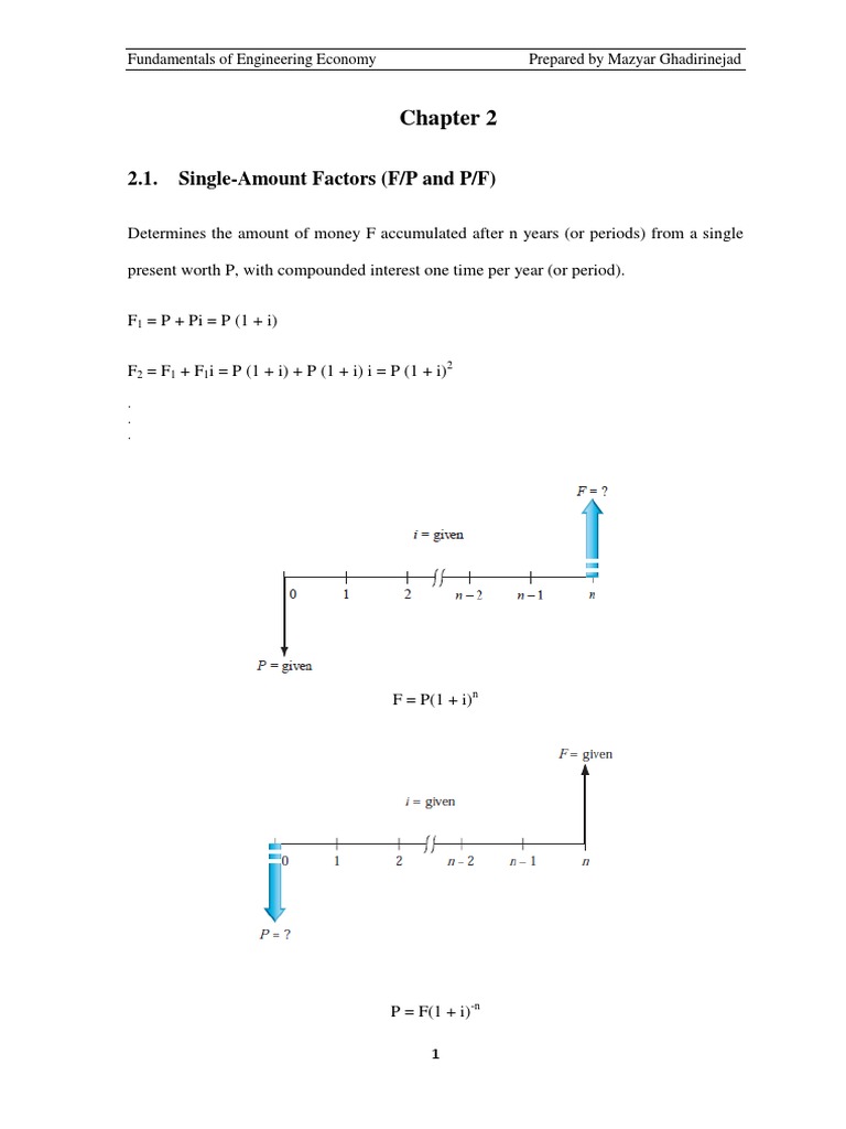 Geometric Gradients in Cash Flow Analysis | PDF | Time Value Of Money ...