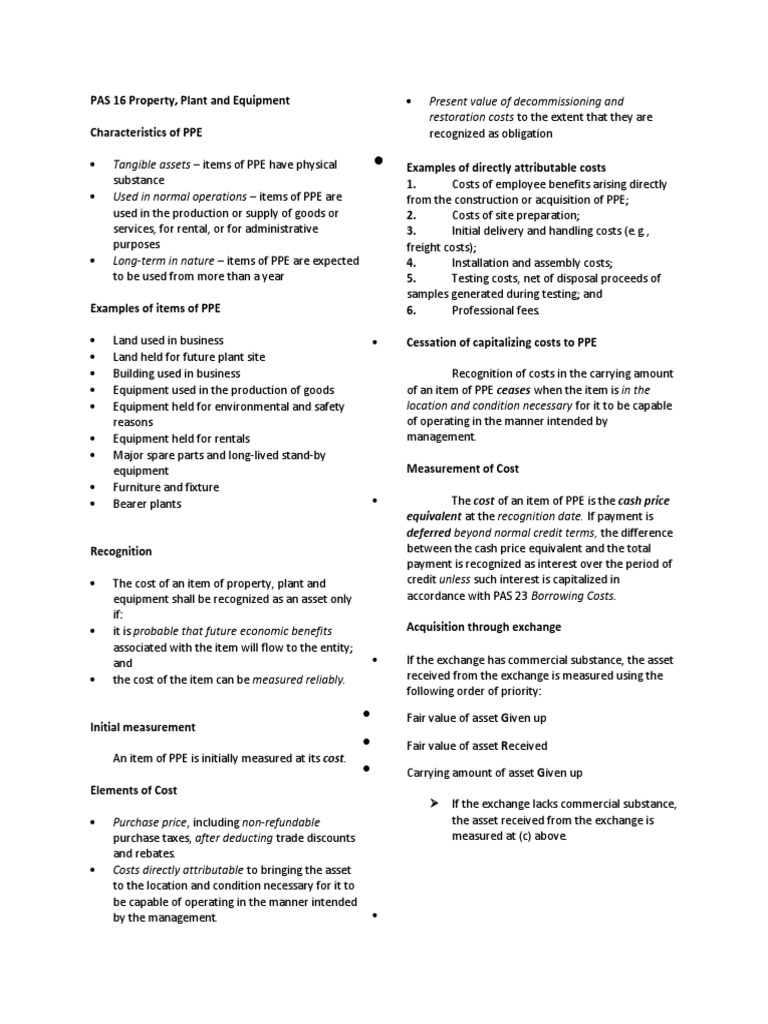 A Comprehensive Overview of the Accounting Treatment for Property ...