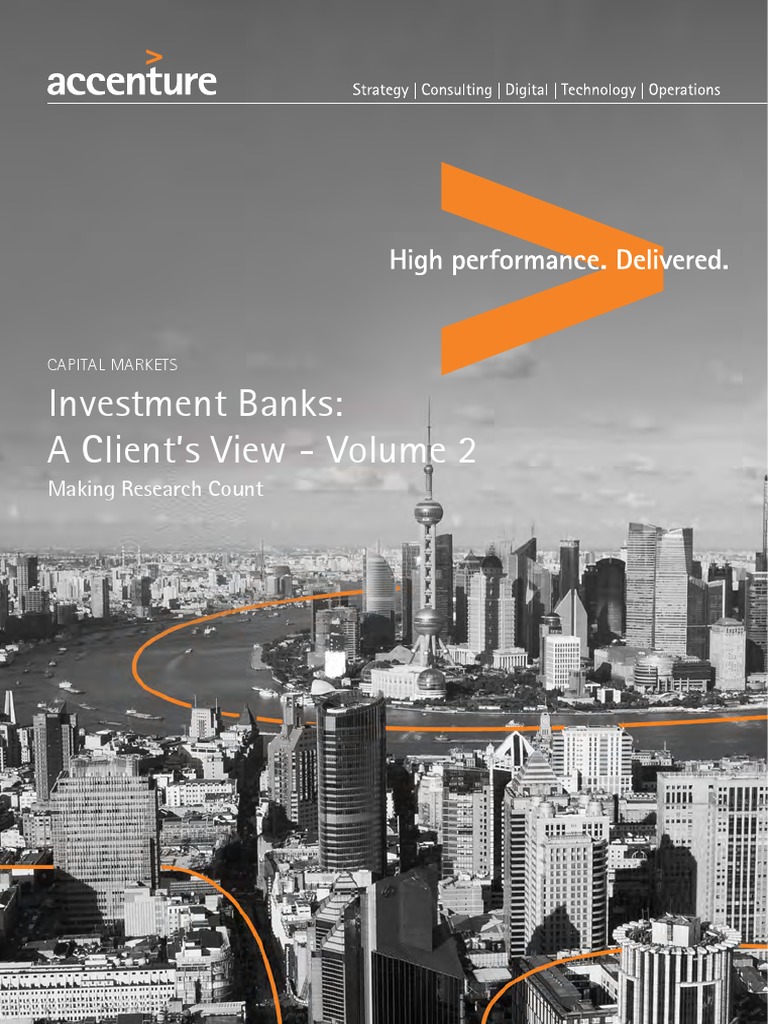 Accenture Investment Banking Survey Research | PDF | Investment Banking ...