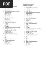Math Grade 10 Curriculum Guide | PDF | Circle | Equations