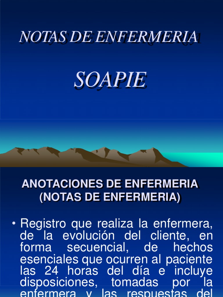 El Soapie | PDF | Enfermería | Cuidado de la salud
