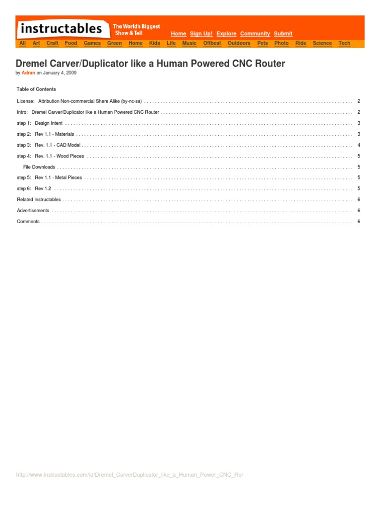 Dremel Carver Duplicator Like A Human Power CNC | PDF | Numerical ...