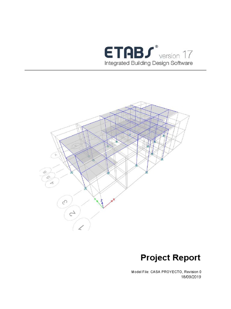ETABS 17.0.1-Report Vivienda | PDF | Physical Quantities | Nature