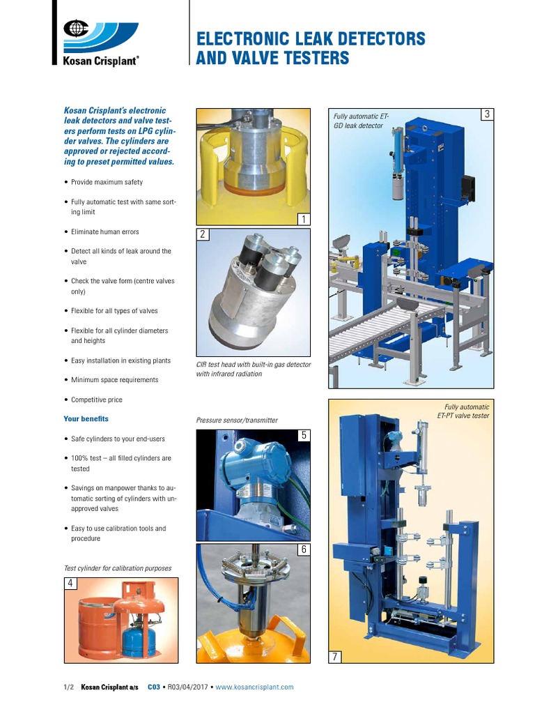 Electronic Leak Detectors and Valve Testers ENG | PDF | Valve | Calibration