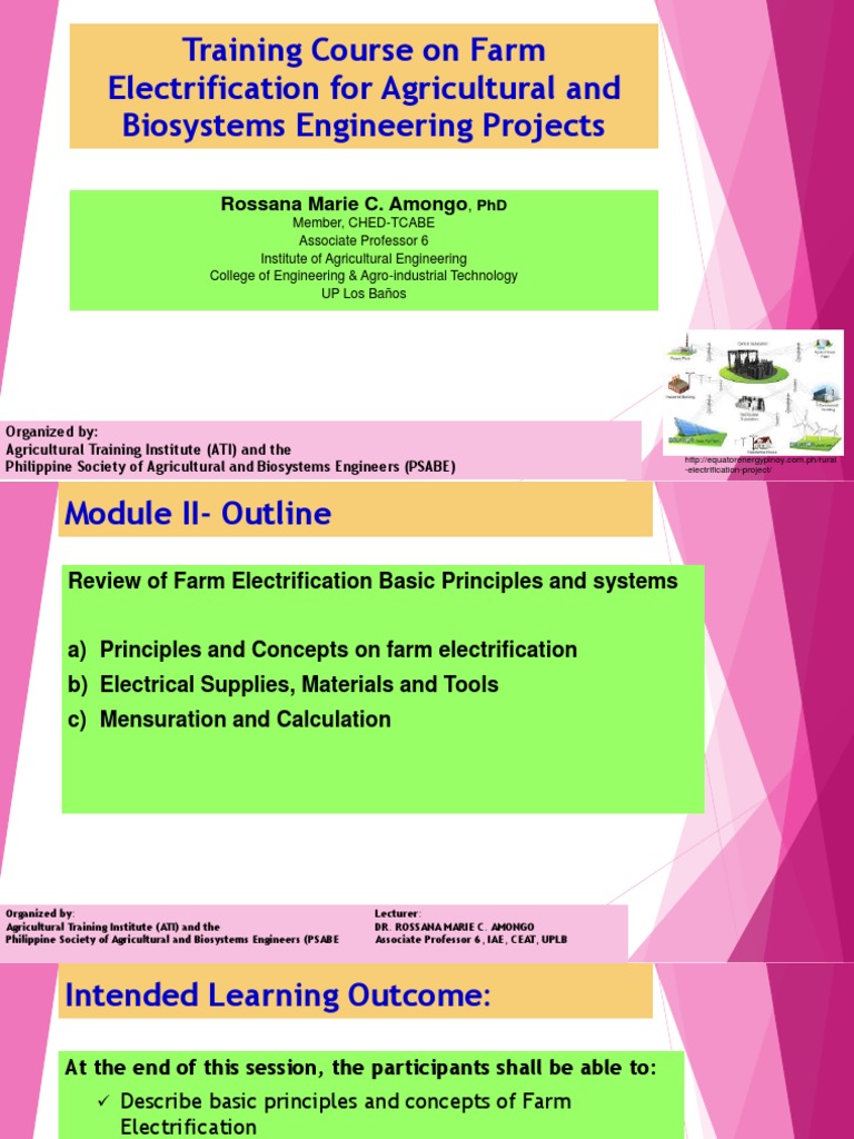 Farm Electrification Training Course | PDF | Incandescent Light Bulb ...