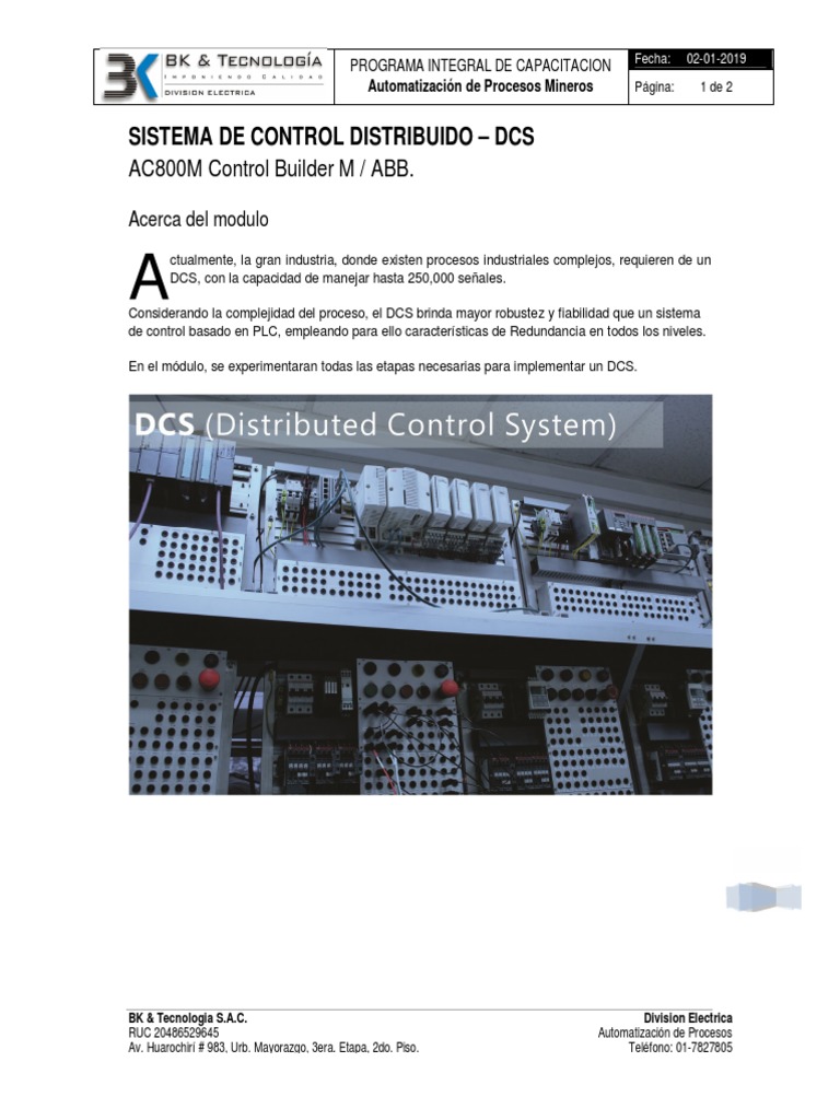 AC800M Control Builder M / ABB.: Sistema de Control Distribuido - Dcs ...