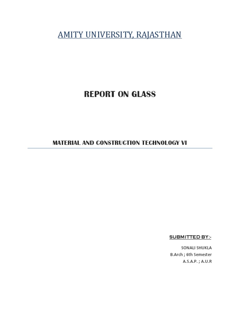 Glass As Building Material | Download Free PDF | Glasses | Window