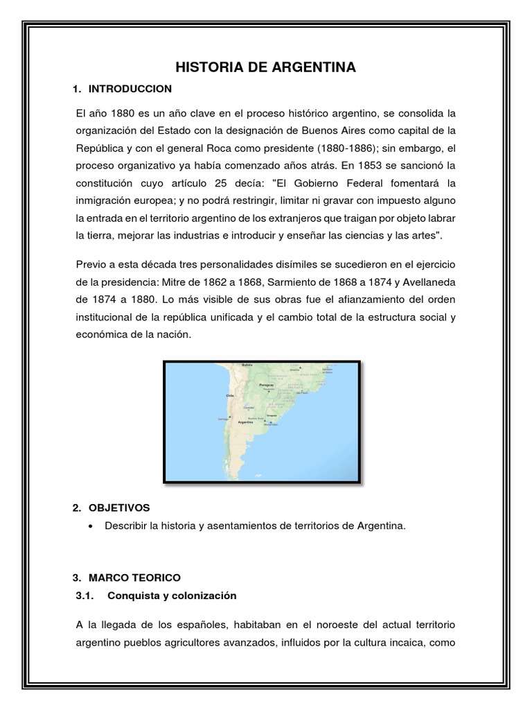 Historia de Argentina | PDF | Argentina | América del Sur