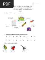 CLR Evaluare Sumativa Modulul I | PDF
