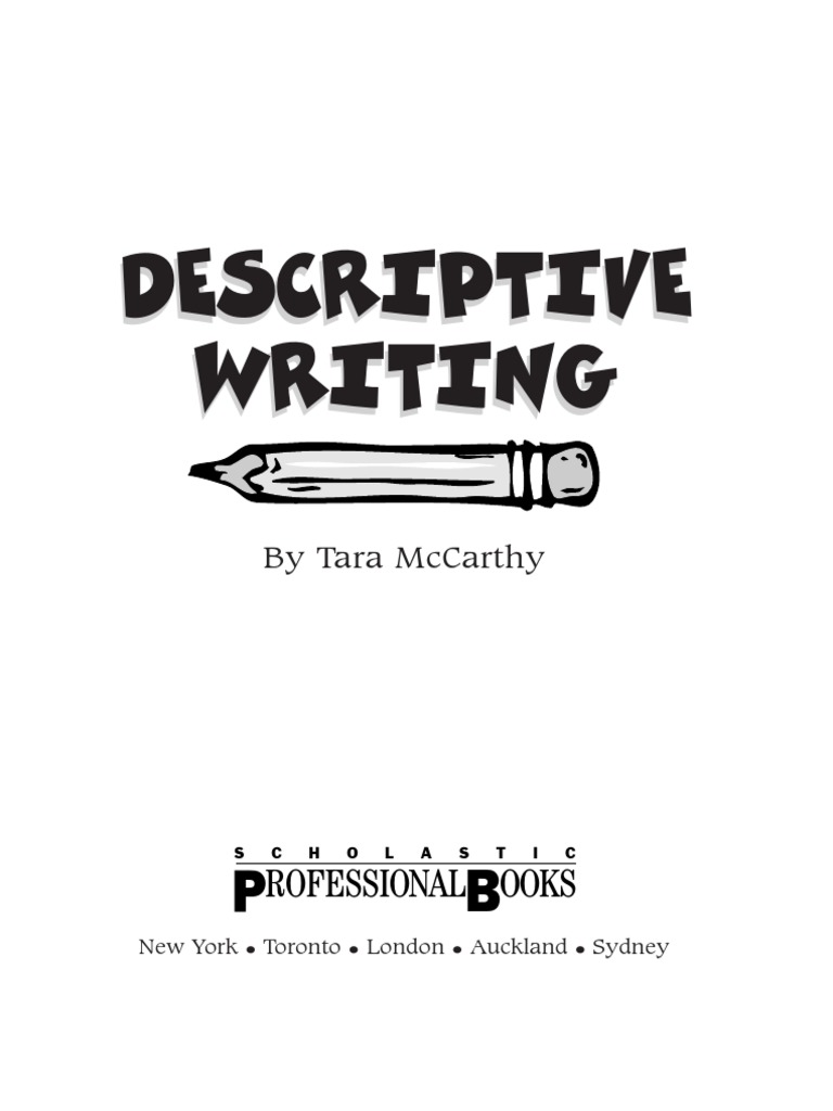 Descriptive Writing VERY GOOD PDF | PDF | Taste | Metaphor
