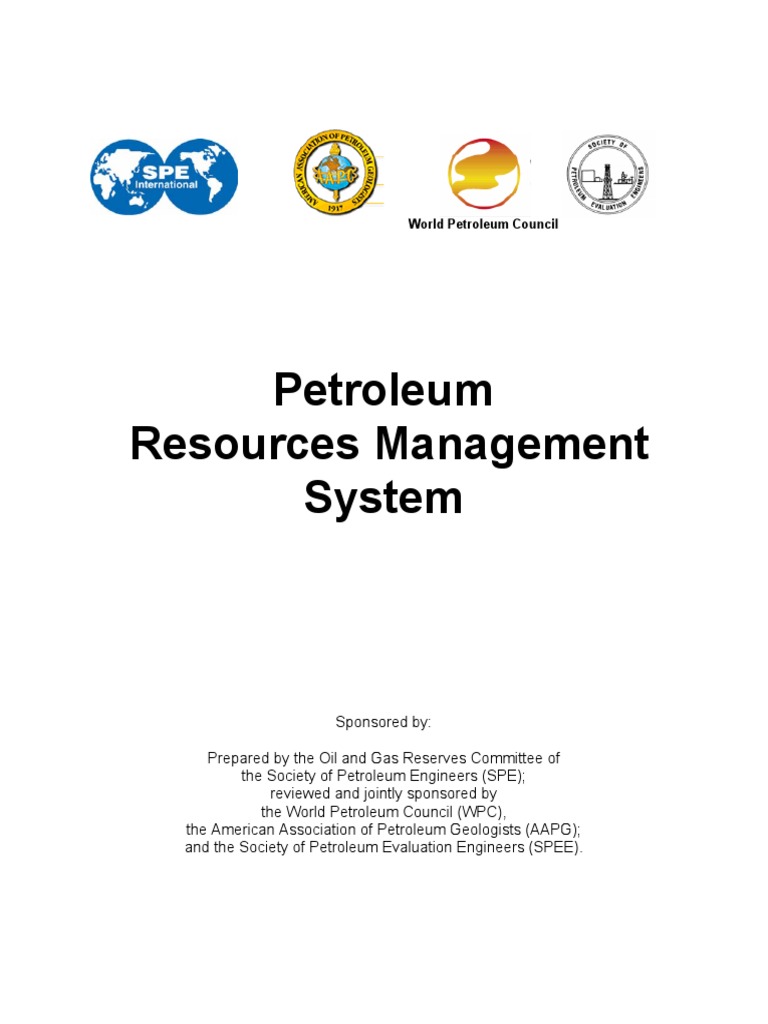 Petroleum Resources Management System PDF | PDF | Oil Reserves | Industries