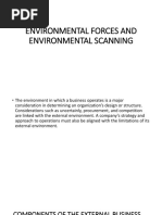 Environmental Forces and Environmental Scanning | PDF | Business ...