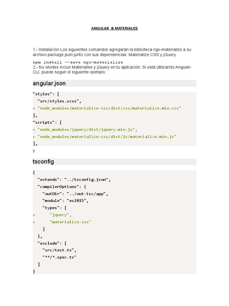 Tutorial Angular Materialize HFR | PDF | Web Development | Human–Computer Interaction