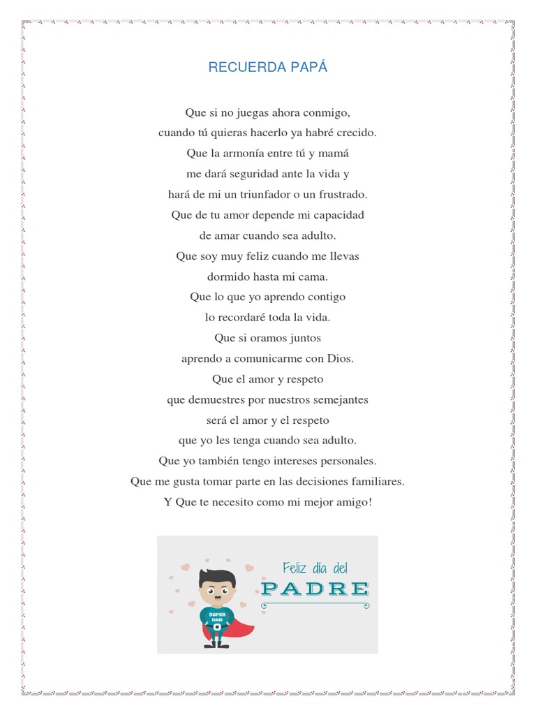 Poema A Papá | PDF