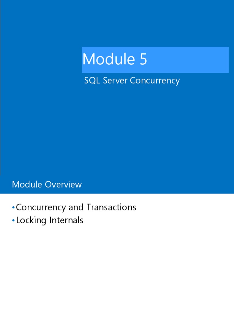 10987C 05 | PDF | Database Transaction | Operating System Technology