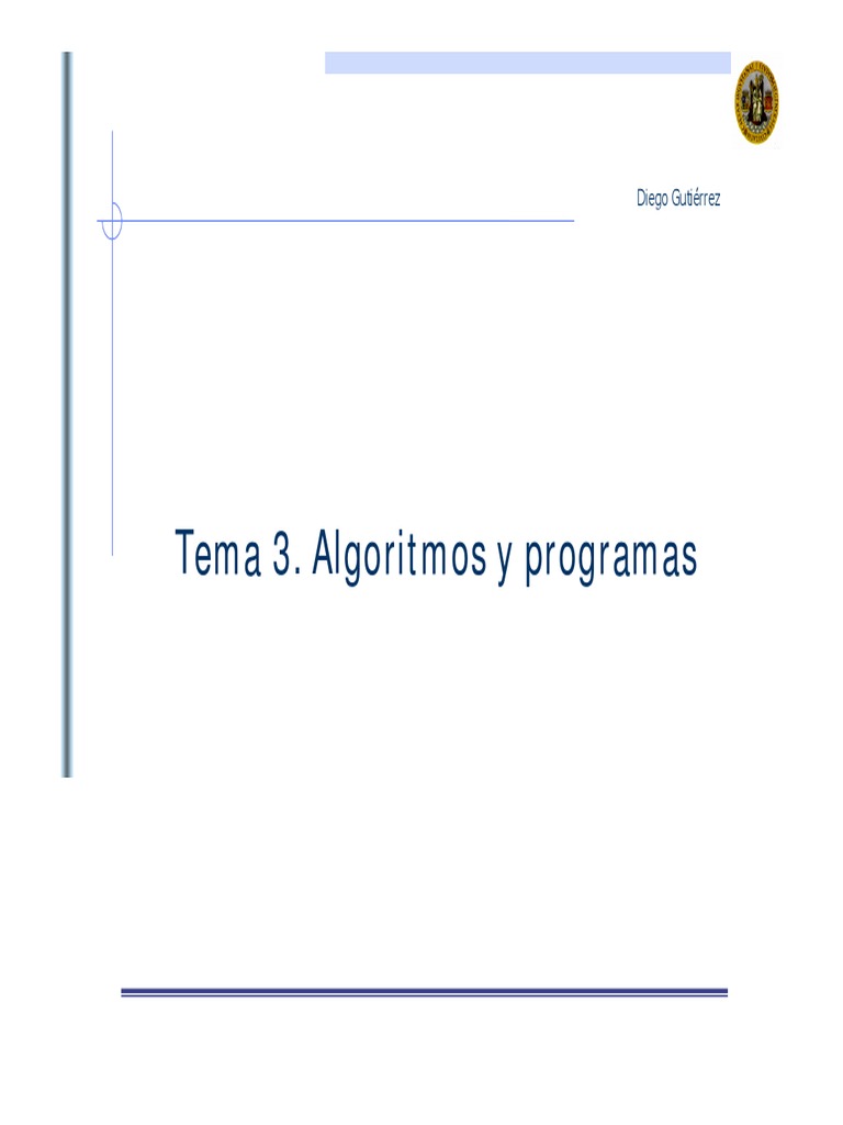 Algoritmos y Programas | PDF | Lenguaje de programación | Algoritmos