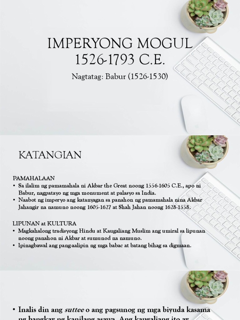 Imperyong Mogul | PDF