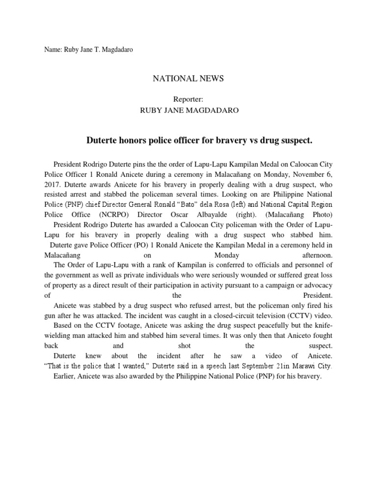 Finals - Newscast Script | PDF