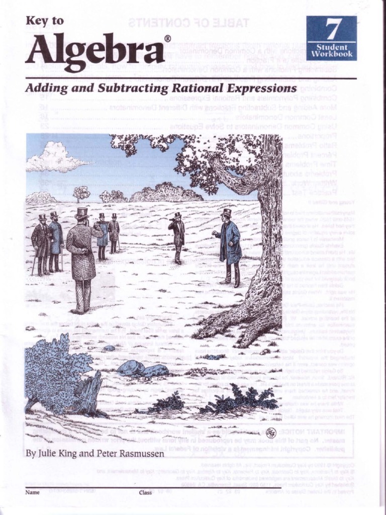 Key To Algebra | PDF | Fraction (Mathematics) | Mathematical Objects