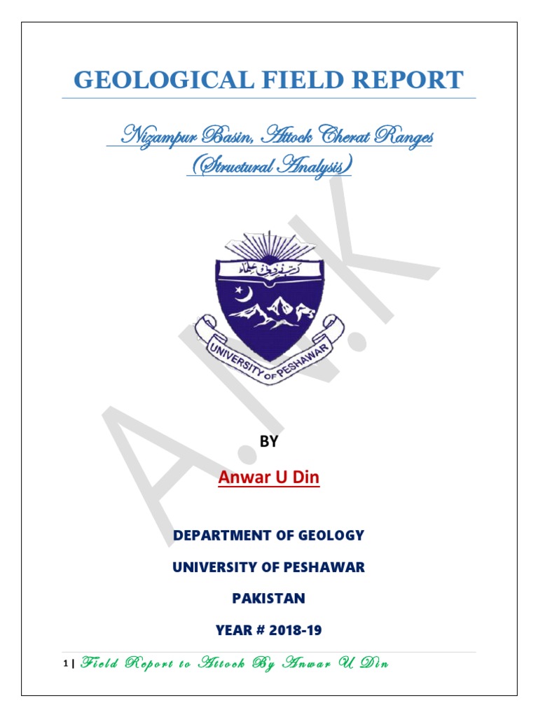Geological Field Report of Attock Cherat Ranges | PDF | Geology ...