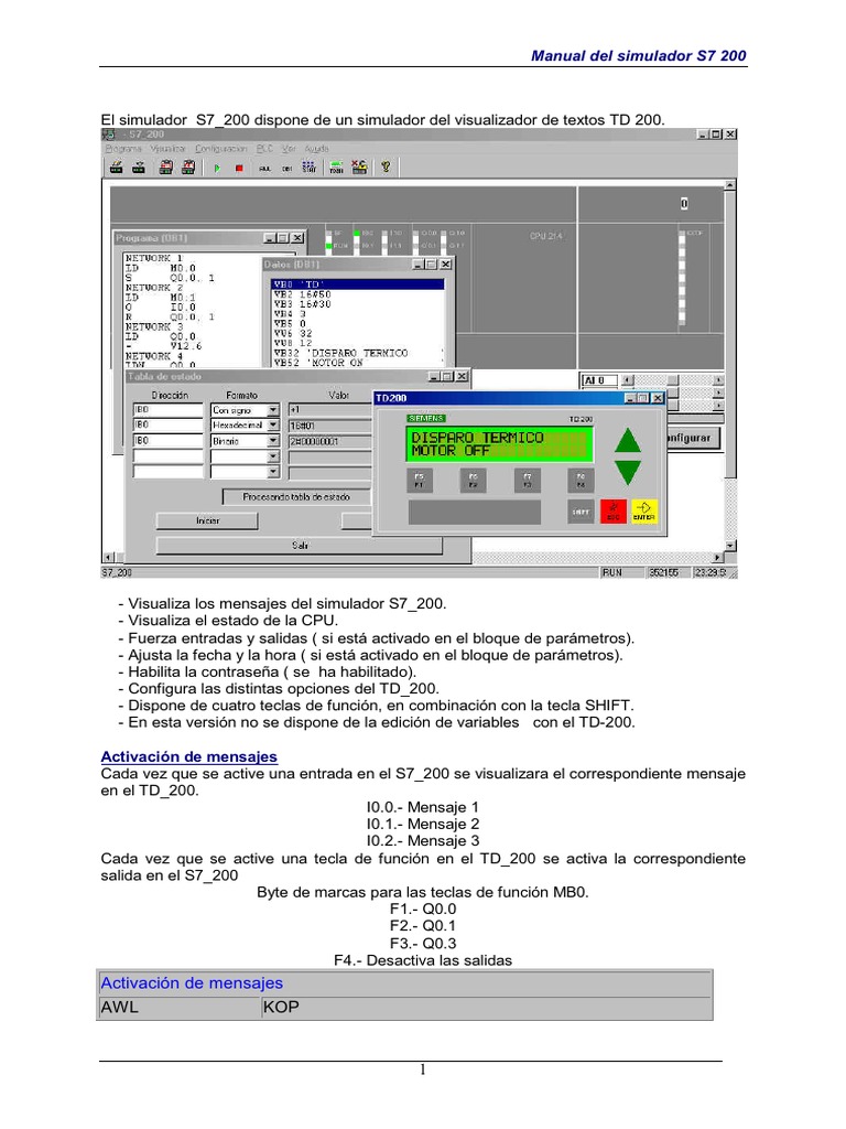 Manual - TD 200 | PDF
