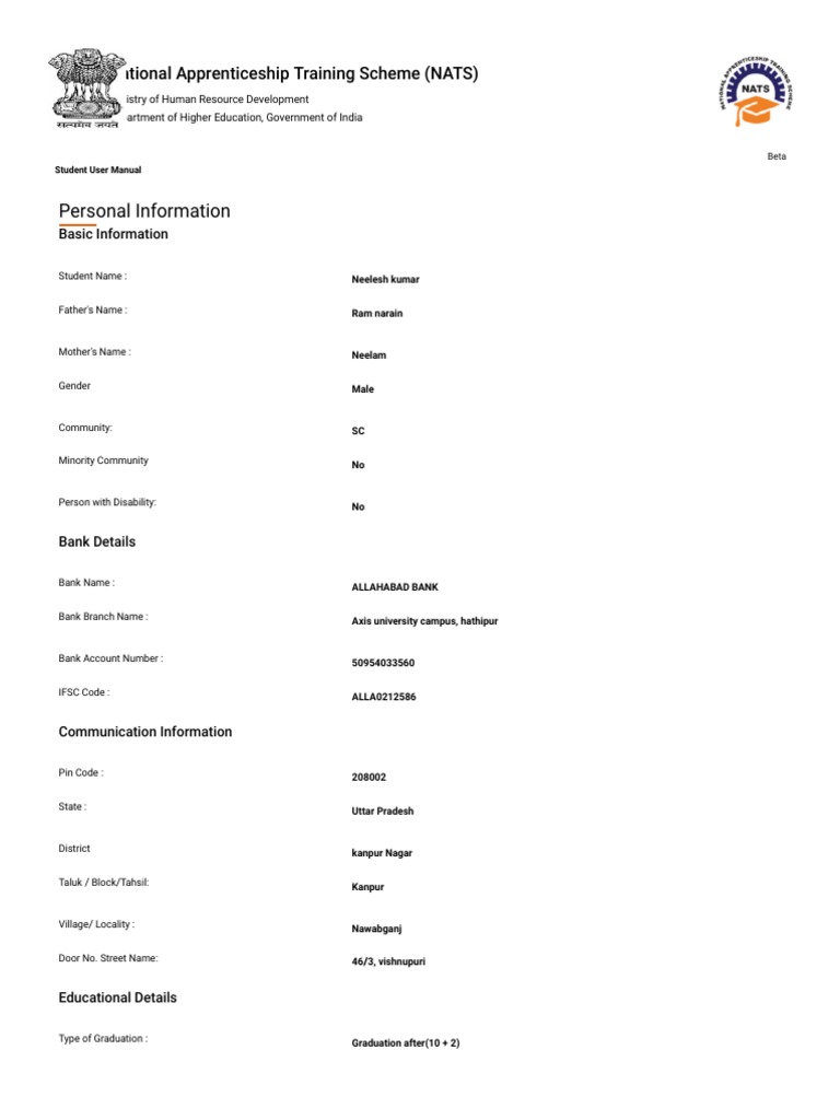 National Apprenticeship Training Scheme (NATS) PDF | PDF | Learning ...