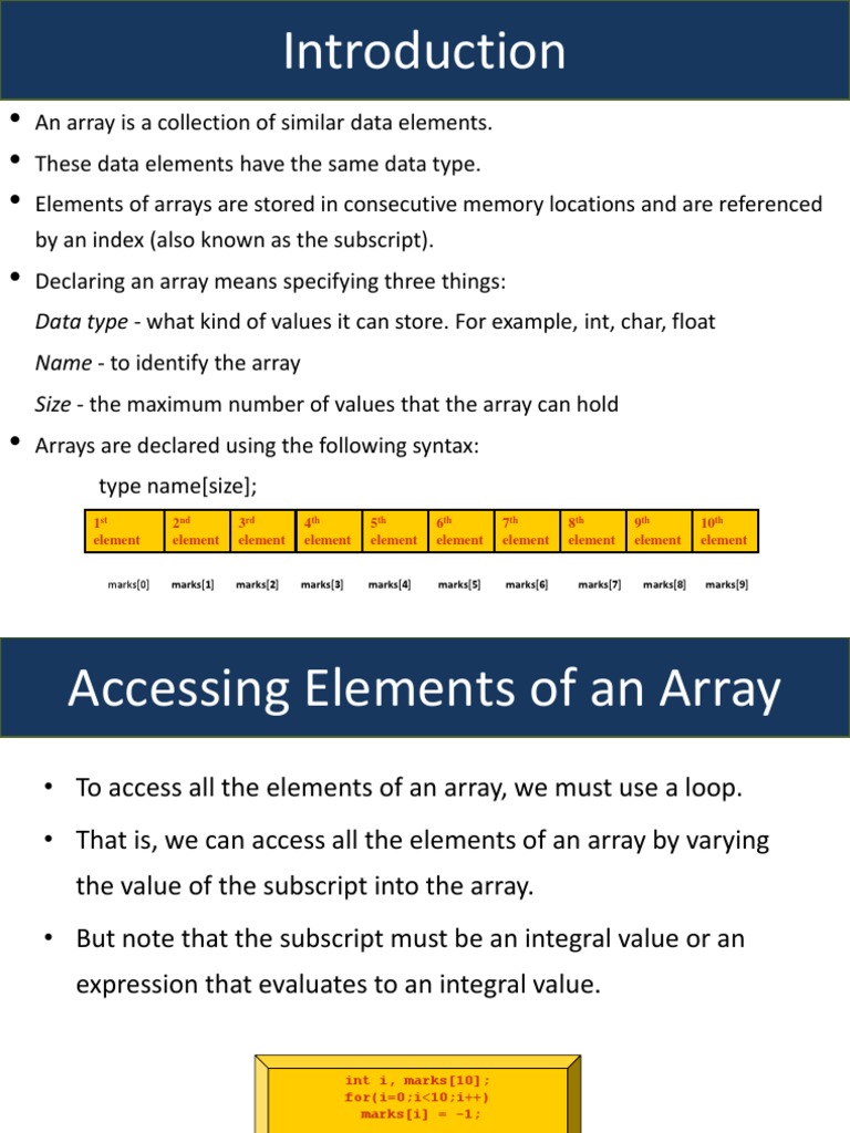 Arrays | PDF | Array Data Structure | Pointer (Computer Programming)
