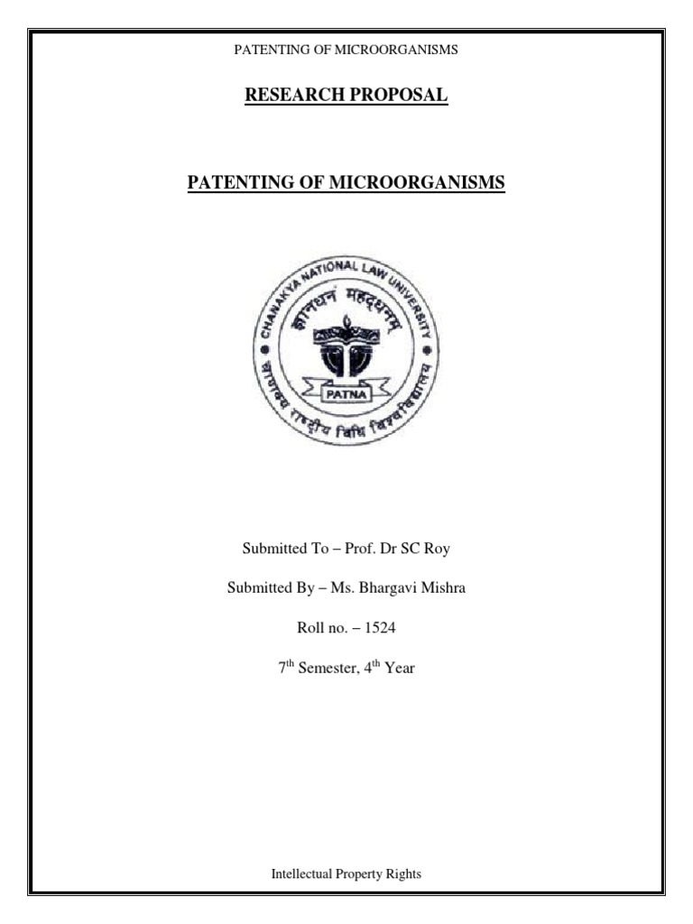 Ipr Project | PDF | Trips Agreement | Patent