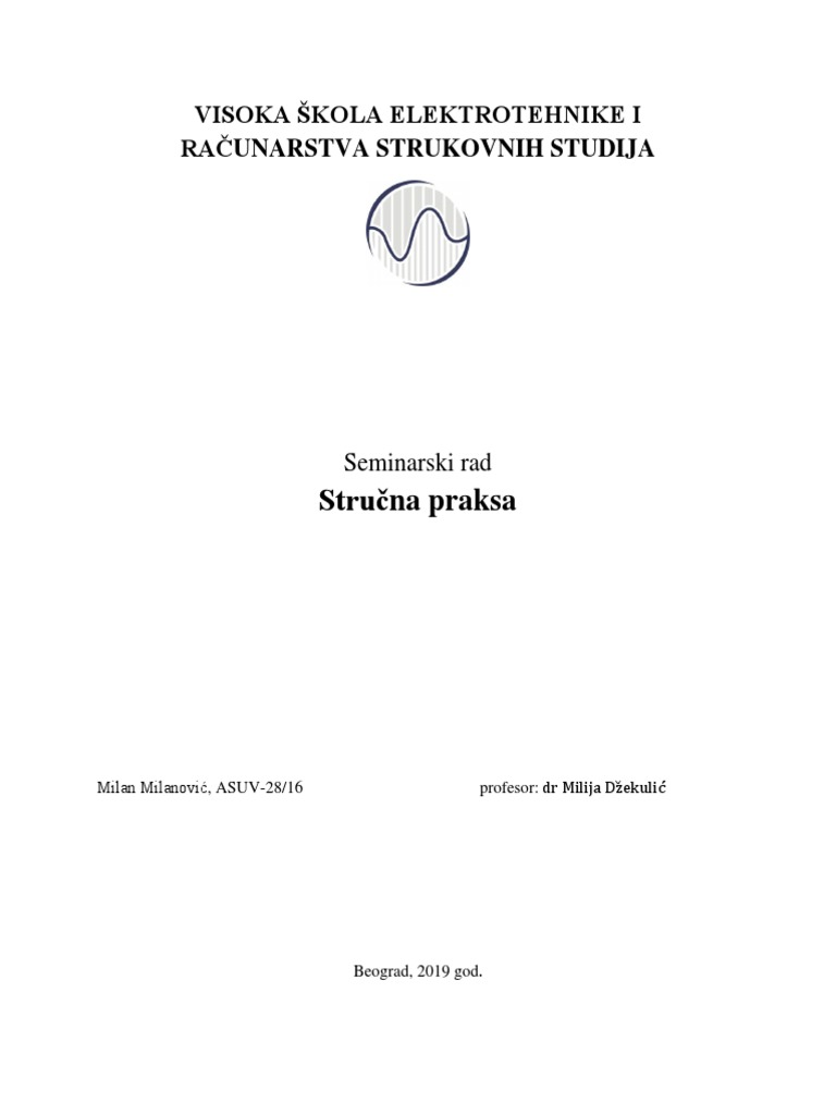 Strucna Praksa | PDF