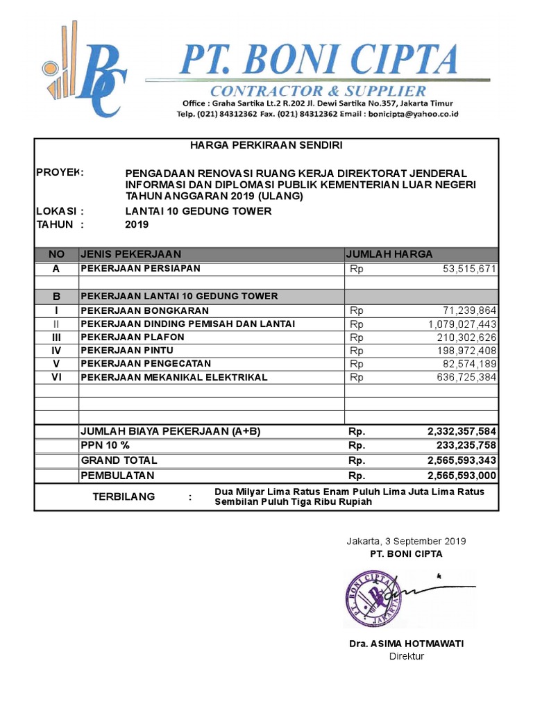 RAB Renov RUMDIN | PDF