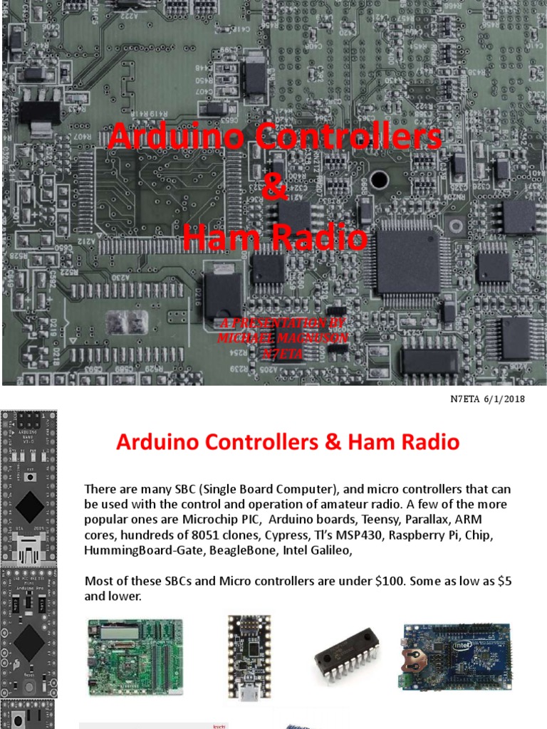 Arduino Ham Radio Pdf Arduino Microcontroller 4002