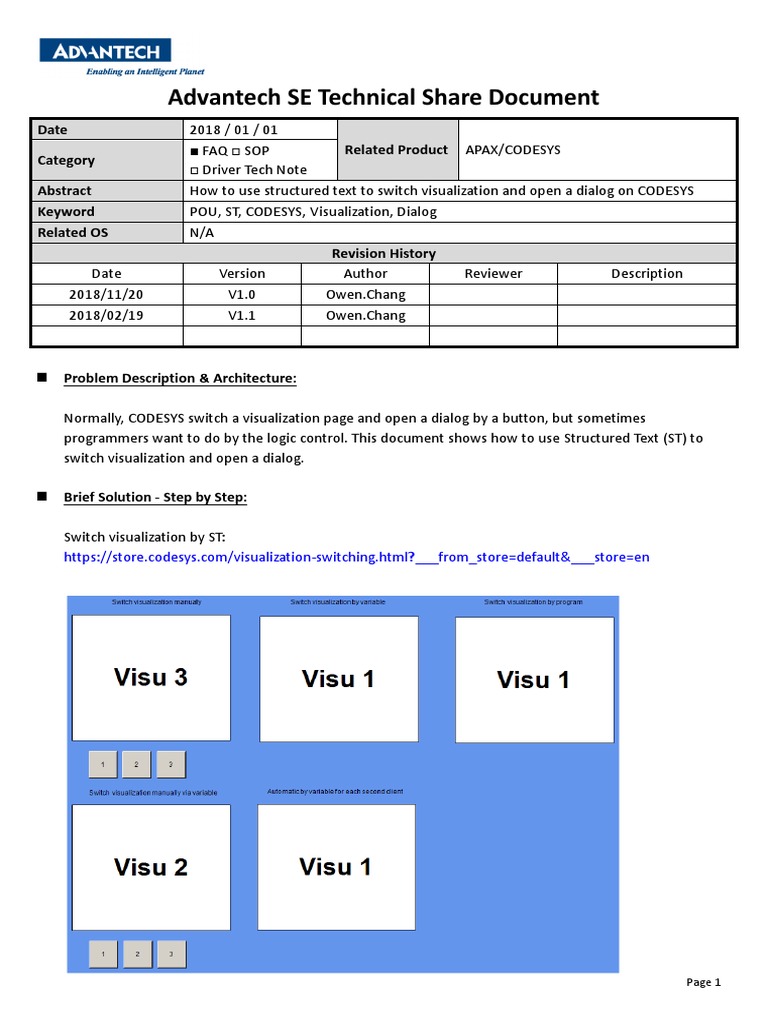 (SE TNE APAX CODESYS) How To Use Structured Text To Switch ...