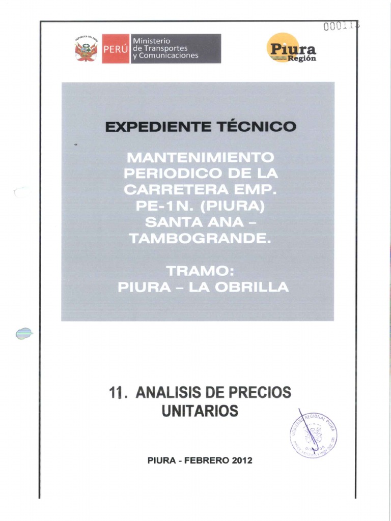 11 - Analisis de Precios Unitarios PDF | PDF