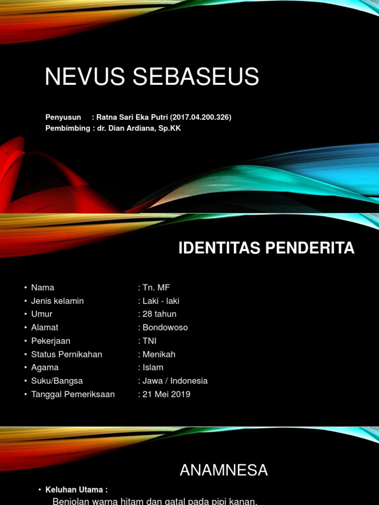 Nevus Sebasea (Ratna Sari Eka Putri. 201704200326) | PDF