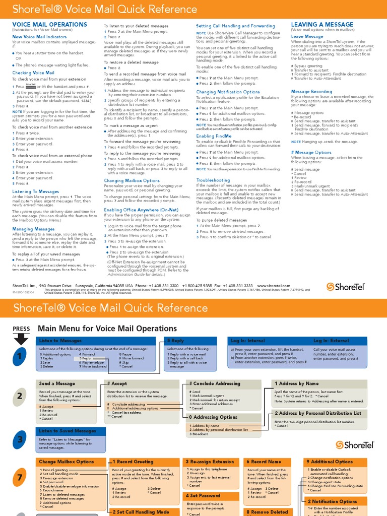 Agqrc Voicemail | PDF | Voicemail | Telephony