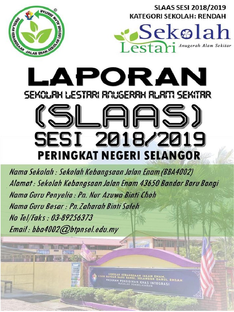Laporan Sekolah Lestari | PDF