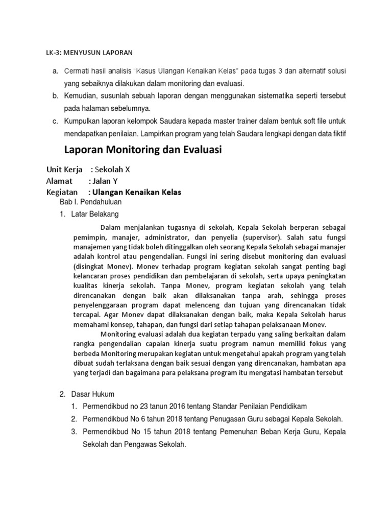 Contoh LK 3 | PDF