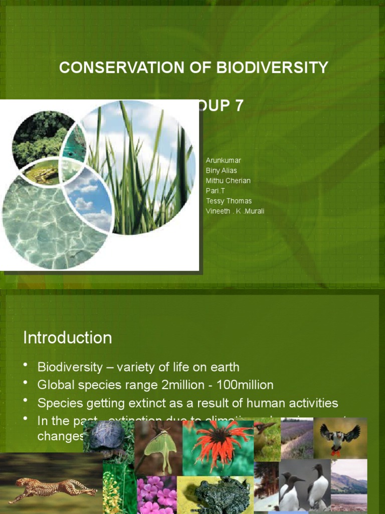 Conservation of Biodiversity | PDF | Conservation Biology | Biodiversity